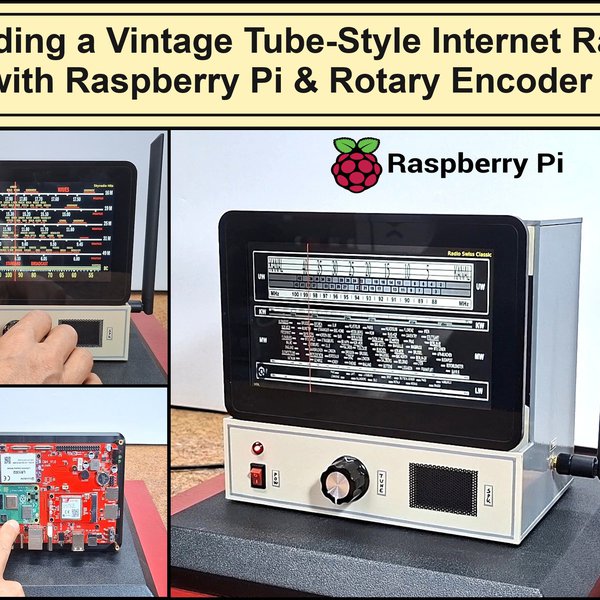 Building a Vintage Tube-Style Internet Radio | Hackaday.io