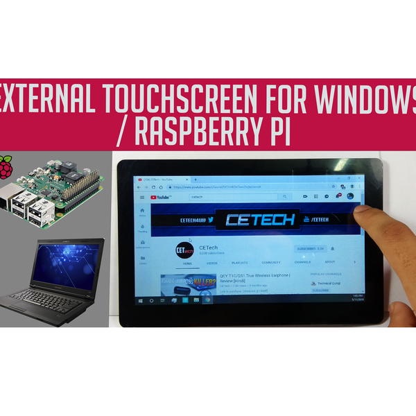 External HDMI Touchscreen for Windows & Raspberry | Hackaday.io