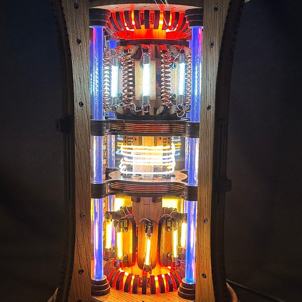 Wooden Reactor, Simulator: Sound, Light, Charger | Hackaday.io