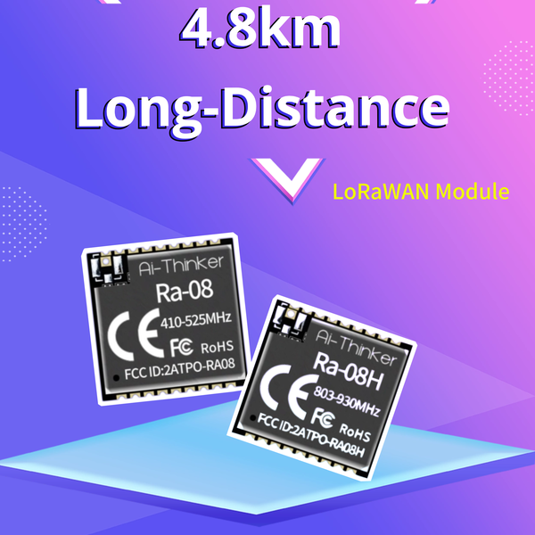 4.8km Long-Distance LoRaWAN Module - Ra-08(H) | Hackaday.io