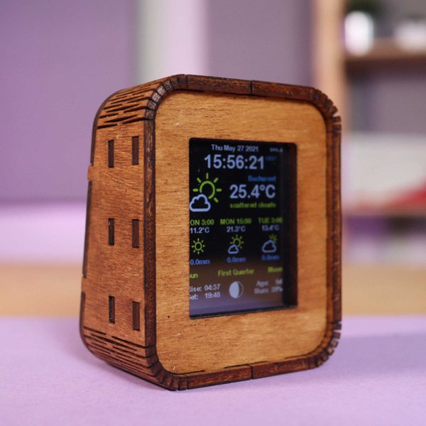 Stylish desktop ESP8266 weather station | Hackaday.io