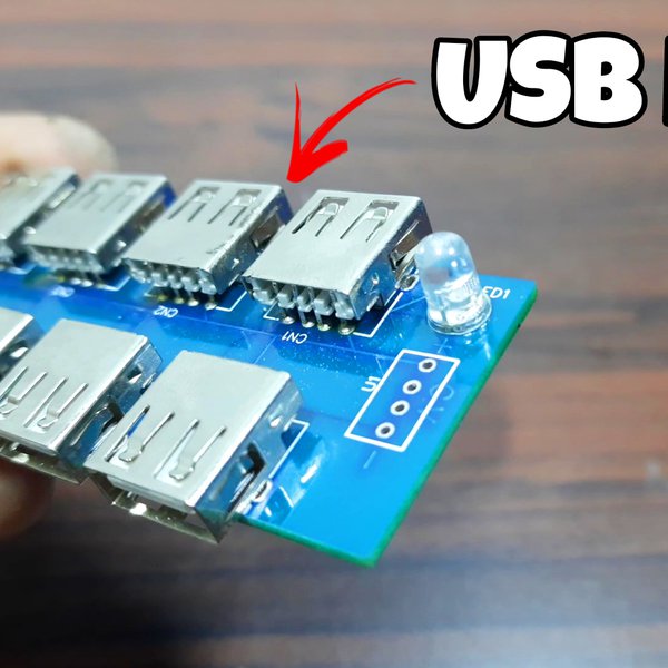 Make usb hub for pc with jlcpcb | Hackaday.io