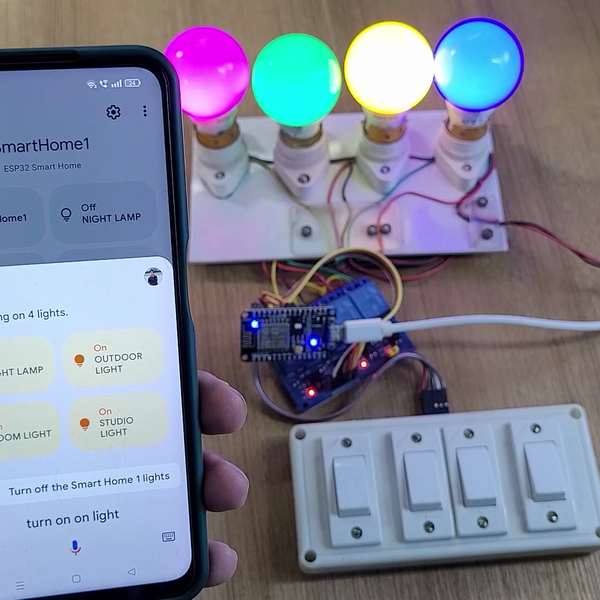 NodeMCU Home Automation Project With Cadio | Hackaday.io