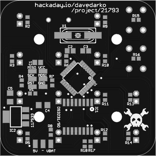 BINCL - binary coded decimal 10mm LED clock | Hackaday.io