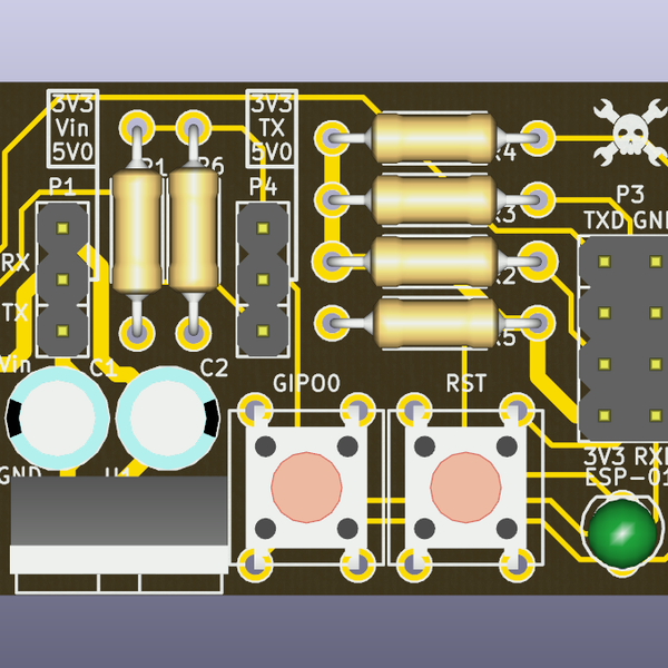 ESP8266-01 breakout board | Hackaday.io