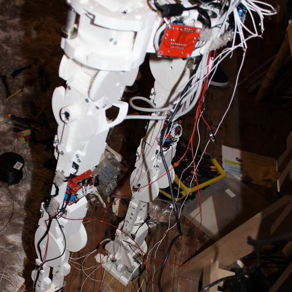 Inexpensive 3D Printed Full Size Humanoid Robot | Hackaday.io