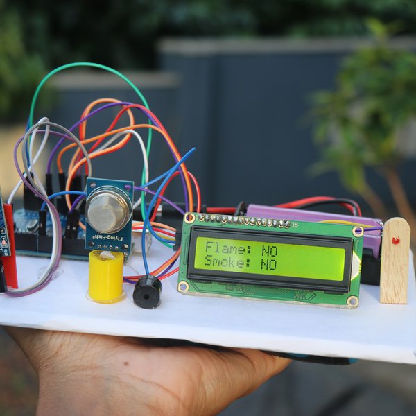 Arduino Gas Leakage and Flame Detection With Alert | Hackaday.io