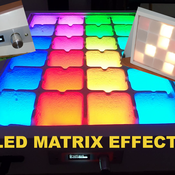 (yet another) LED Matrix Effect Box | Hackaday.io