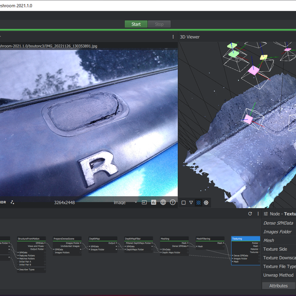 photoscan and repair hatch button | Hackaday.io