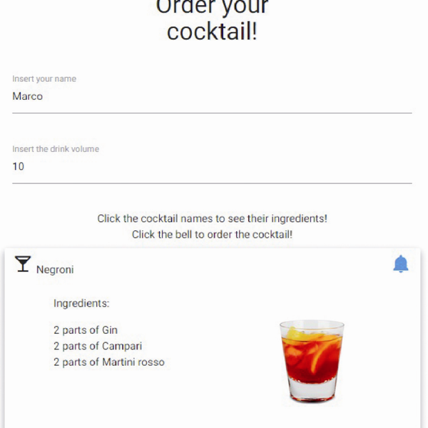 The Drink Maker: Open Sourcing your Cocktail! | Hackaday.io