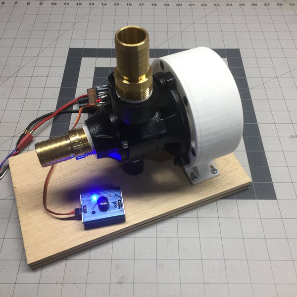 BLDC Variable Speed Water Pump | Hackaday.io