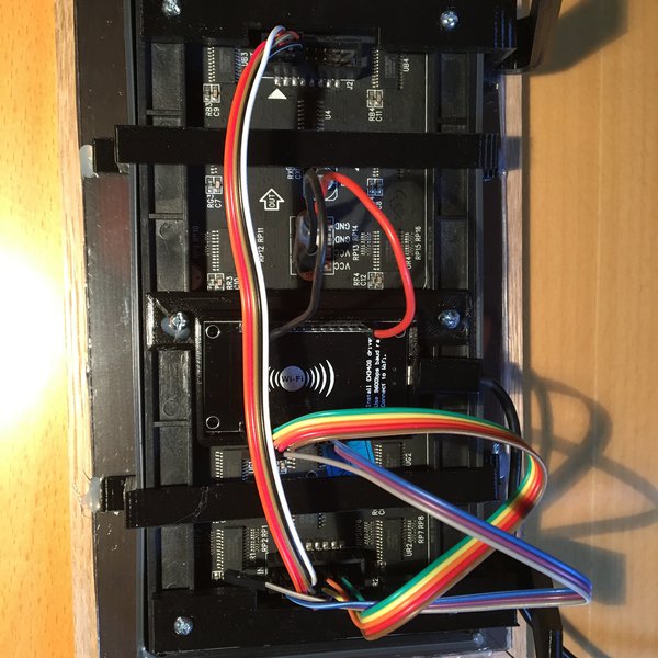 TETRIS TIME CLOCK ON A P10 RGB MATRIX WITH ESP8266 | Hackaday.io