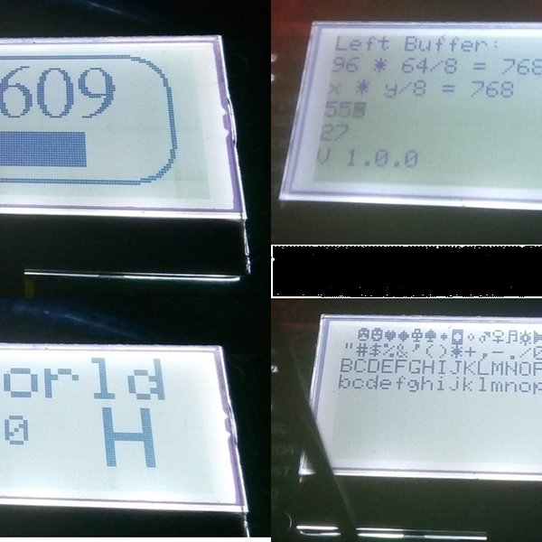 ERM19264 UC1609C LCD library | Hackaday.io