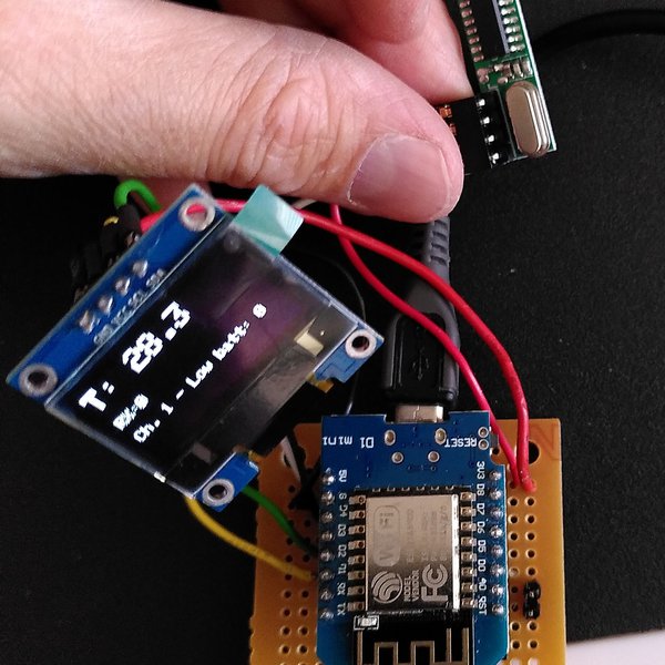 Oregon Scientific sensor to internet | Hackaday.io