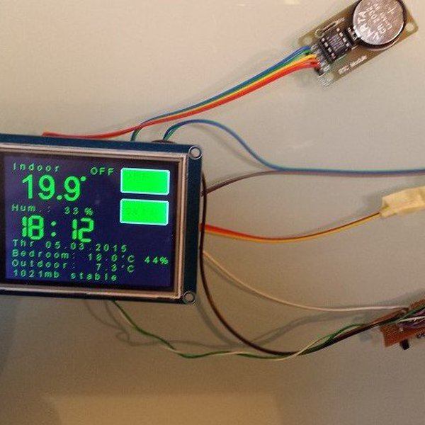ESP8266 WiFi touch screen thermostat | Hackaday.io