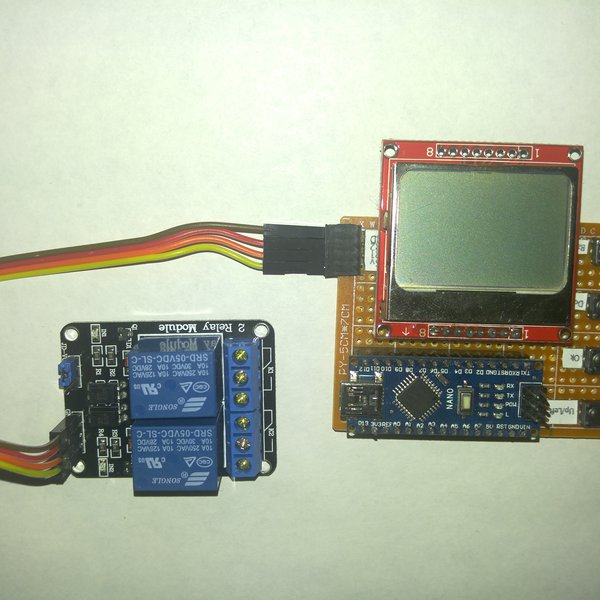 Arduino Relay Control with GUI and Nokia-5110-LCD | Hackaday.io