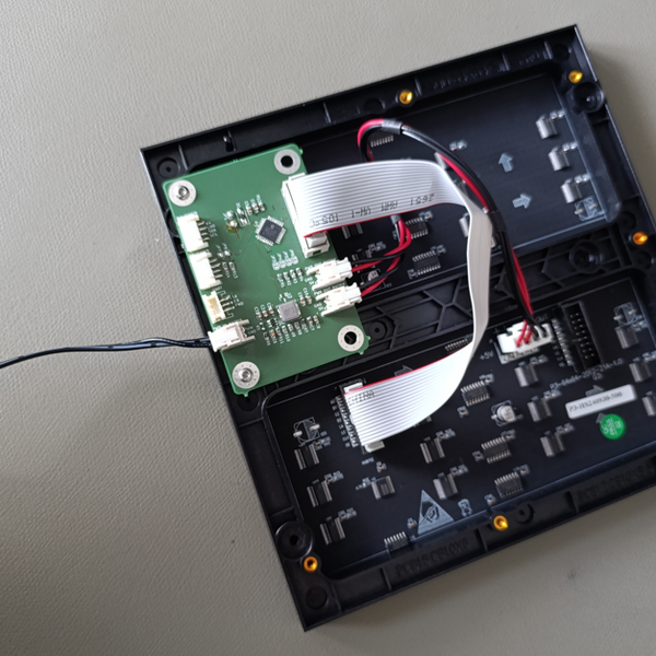 TWI or UART to HUB75 matrix driver - Koakuma V3 | Hackaday.io