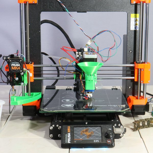 Direct Granules Extruder, FDM prints from powder | Hackaday.io