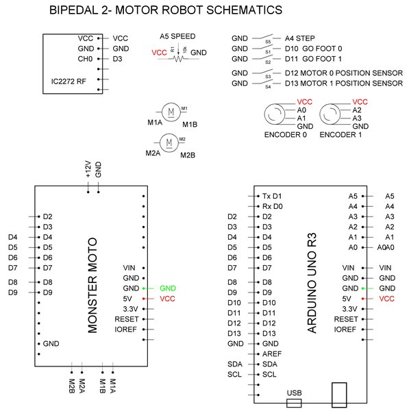 2- Motors Bipedal Robot using Hoekens Linkages | Hackaday.io