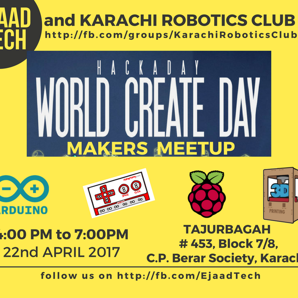 Hackaday World Create Day 2017 at THE NEST I/O | Hackaday.io