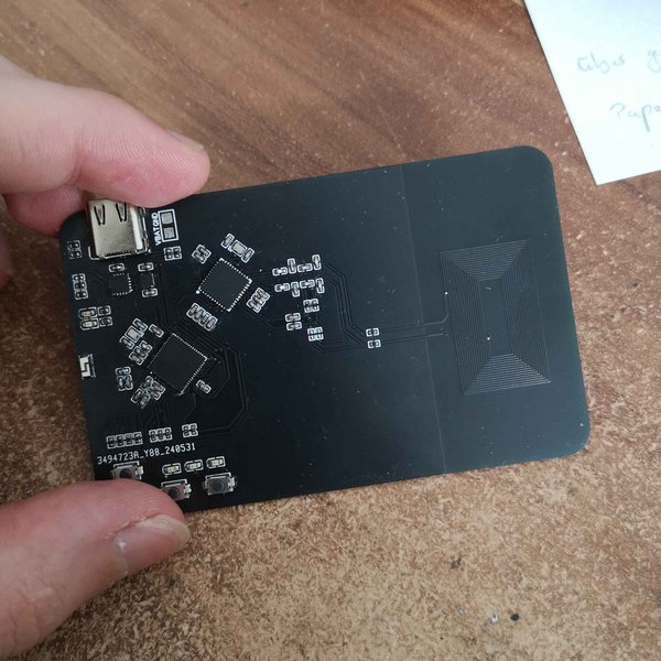NFC card copying business card | Hackaday.io