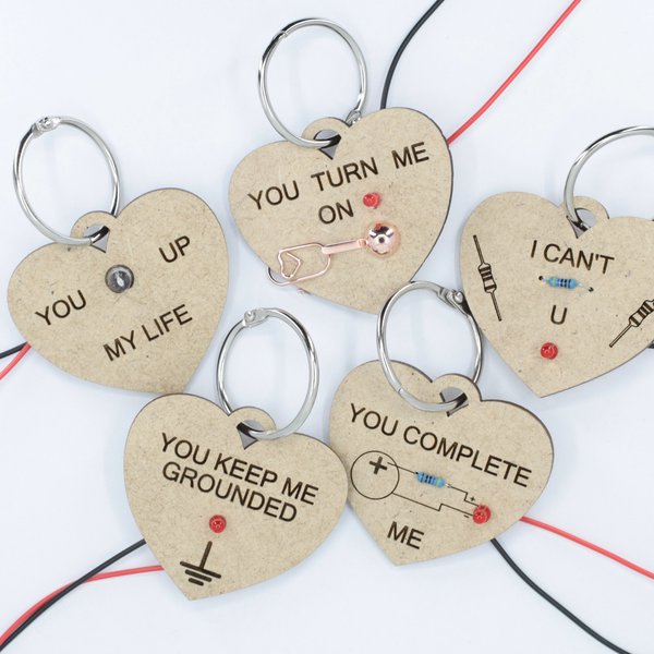 Circuit Candy Hearts / Black Circuit Candy Heart | Hackaday.io