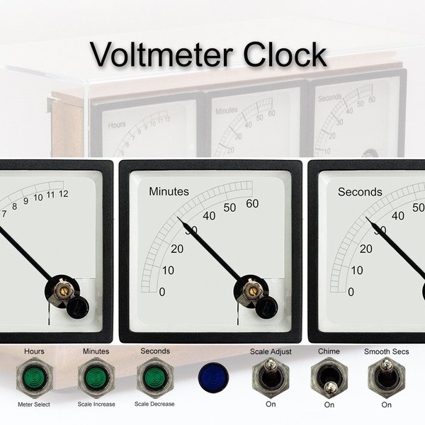Voltmeter Clock | Hackaday.io