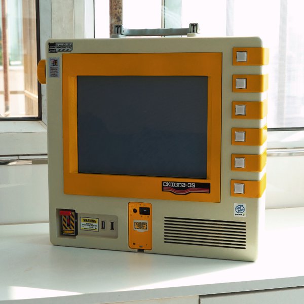 Electroluminescent portable retro computer | Hackaday.io