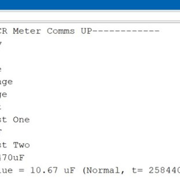 Arduino Nano Lcr Meter