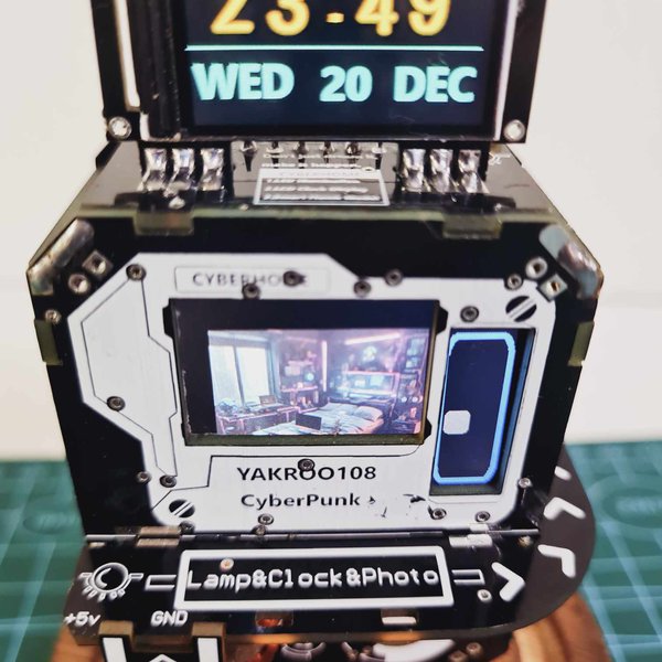LED Cyberhome Model with LCD Clock | Hackaday.io