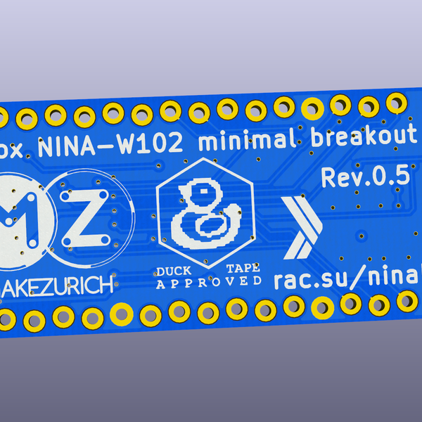 ublox NINA-W102 minimal breakout | Hackaday.io