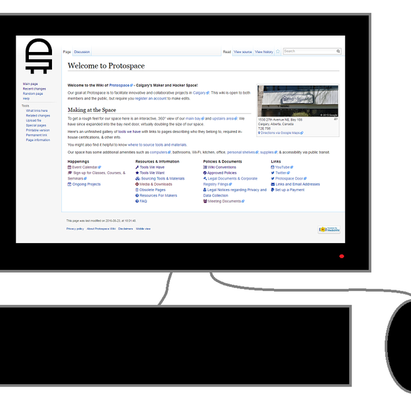 Protospace Wiki/Signup Kiosk | Hackaday.io