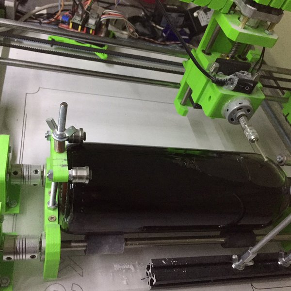 CNC wine bottle engraver, plotter and cutter | Hackaday.io