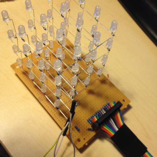 LED cube (and second revision) | Hackaday.io