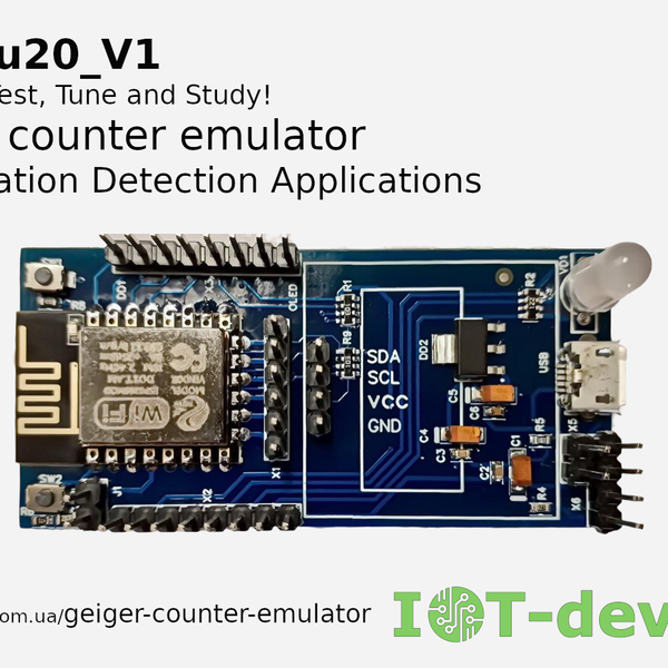 GCemu20_V1 Geiger counter emulator | Hackaday.io