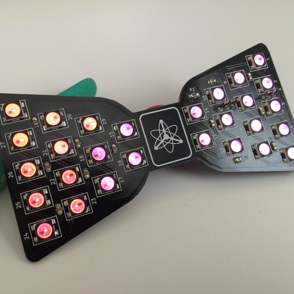 Tinker Tie Beta: RGB LED Bow Tie | Hackaday.io