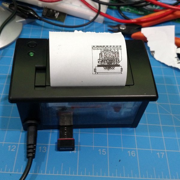 Wireless Networked Thermal Printer w/ Rasp-Pi Zero | Hackaday.io