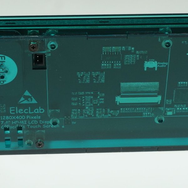 ElecLab 7.4" 1280x400 Display with HDMI interface | Hackaday.io