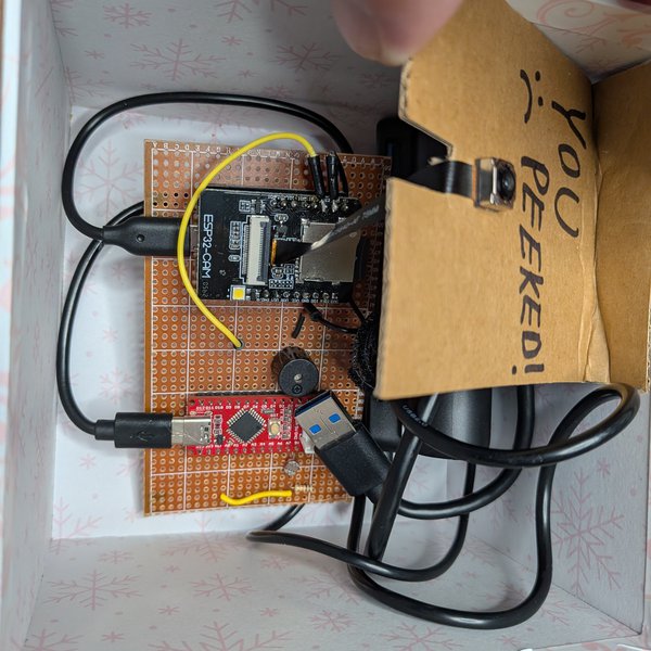 Present Peeker Trap | Hackaday.io