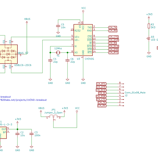 CH340G full breakout board | Hackaday.io