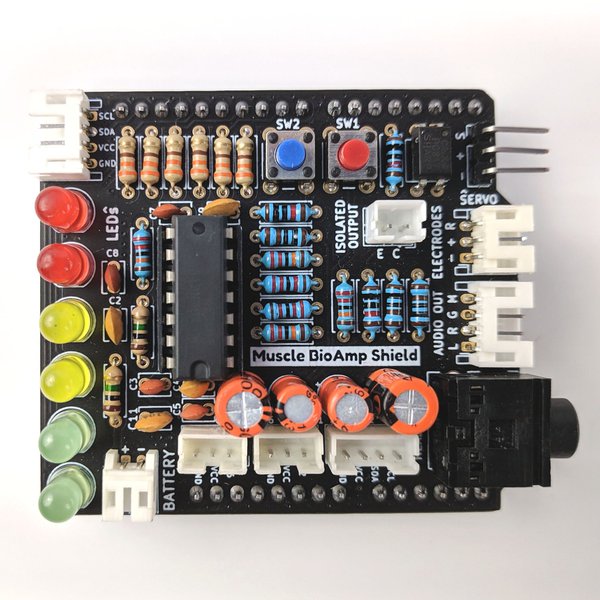 Muscle BioAmp Shield v0.3 | Hackaday.io