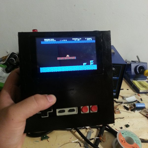 Wooden handheld NES | Hackaday.io