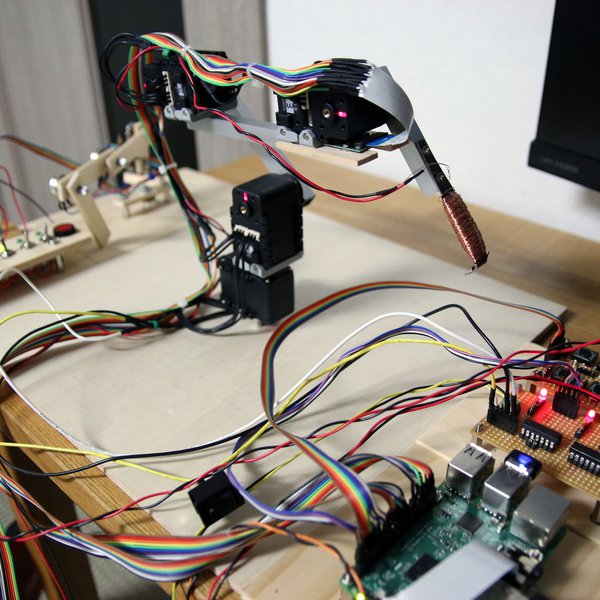 Raspberry Pi Robot Arm With Computer Vision | Hackaday.io Raspberry Pi Robot Arm With Computer Vision | Hackaday.io