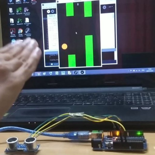 Flappy Bird Using Arduino And Processing