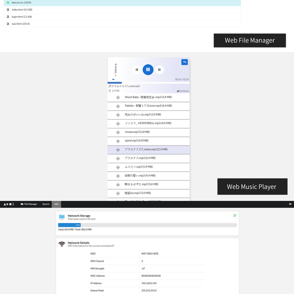 Instant Webstick Esp8266 Web Server Nas