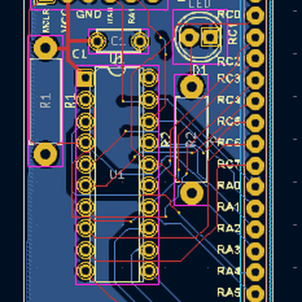 PIC16F690 dev board | Hackaday.io