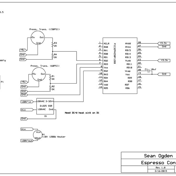 PIC32 Espresso Machine Controller | Hackaday.io