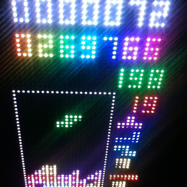 64x32 Rgb Led Matrix Bare Metal Tetris 