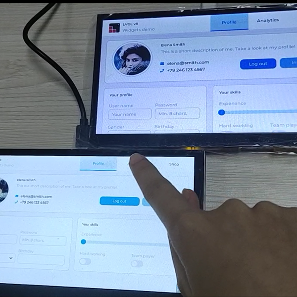 7 Screen Display Based On Lvgl