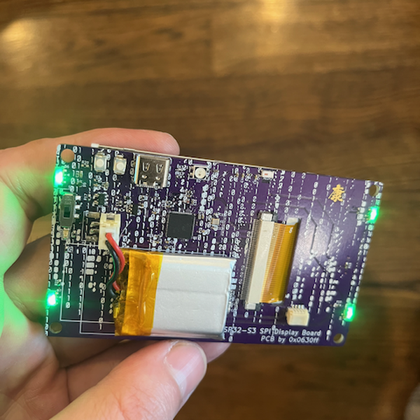 ESP32-S3 - Touch TFT display board | Hackaday.io